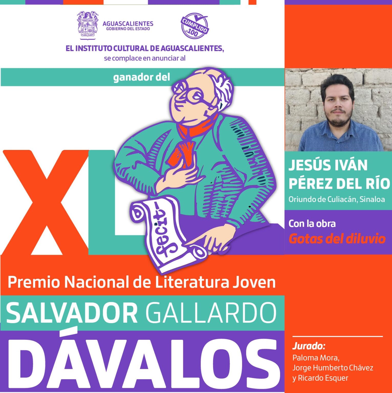 ICA PRESENTA POEMARIO GANADOR DEL PREMIO SALVADOR GALLARDO DÁVALOS 2022 ...